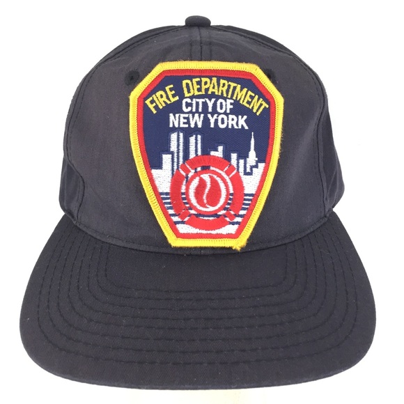 Yupoong | Accessories | Vtg New York City Fire Department Patch Hat ...